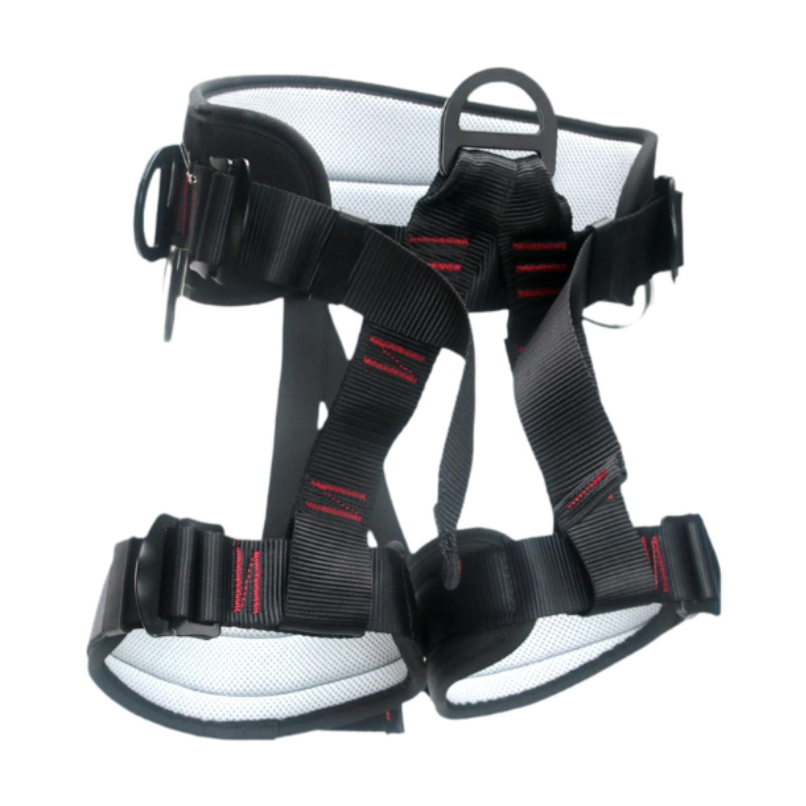 QLoztyse Climbing Harness Half Body for Rappelling Adjustable Accessory ...
