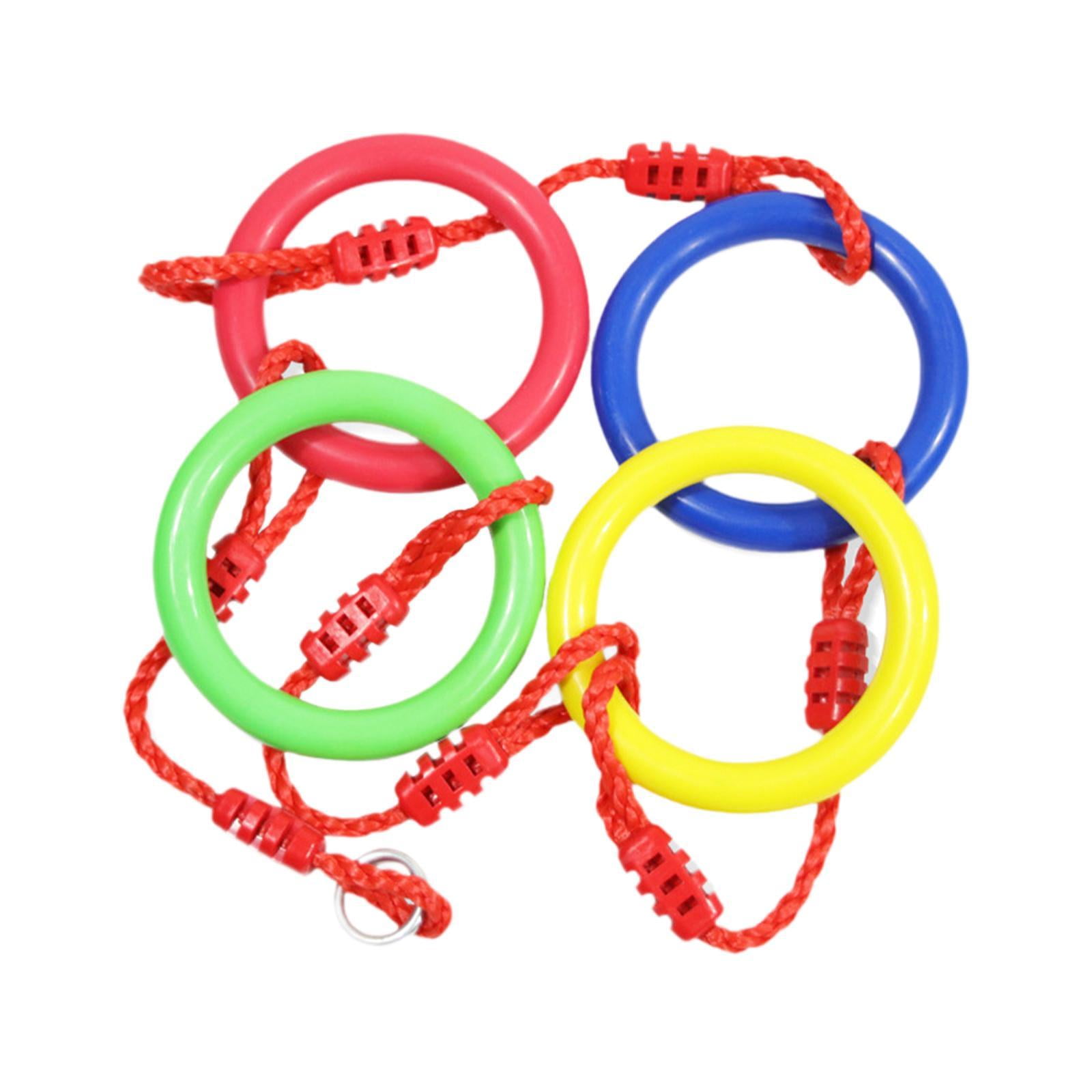 QLoztyse Climbing Rope for Kids Multipurpose Climbing Rings for ...