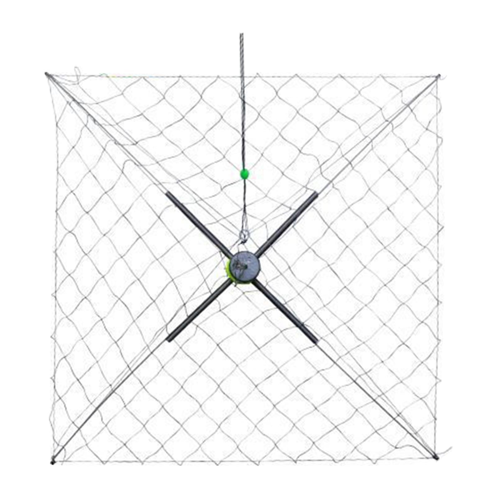 QLoztyse Crab Net Automatic Unfold Folding Fishing Cage for Crawfish ...