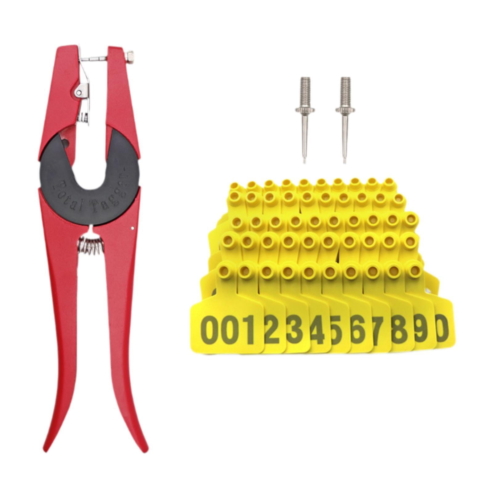 QLoztyse Ear brand tongs, marking pliers, easy to use animal ear brand ...
