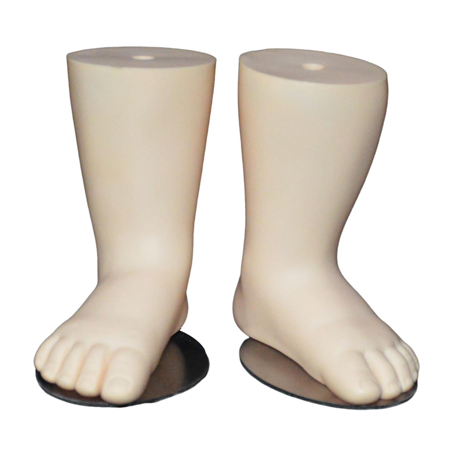 QLoztyse Foot Model Photo Prop Sock Display Holder for Malls Shop ...