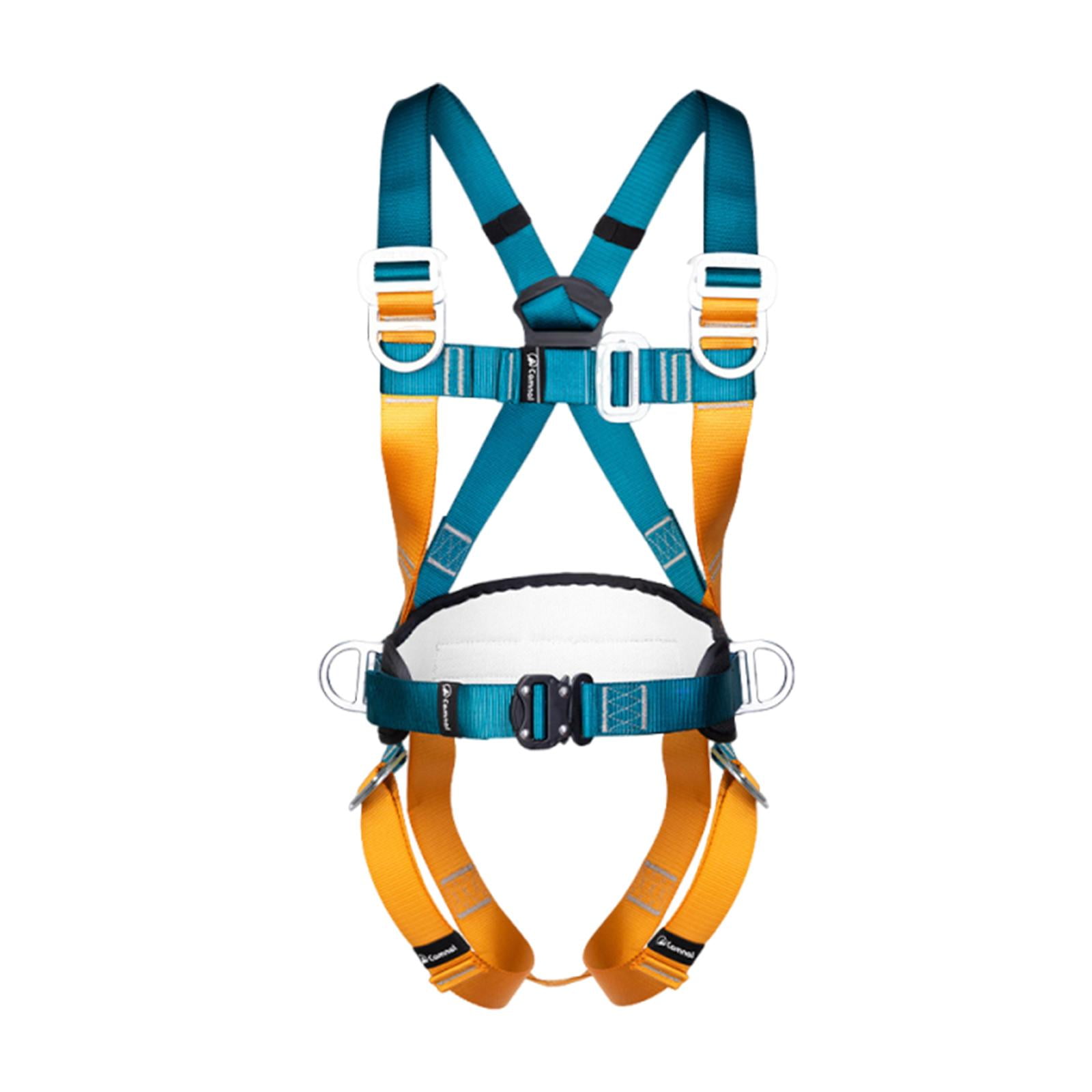 QLoztyse Full Body Safety Harness for Outdoor Activities Rock Climbing ...