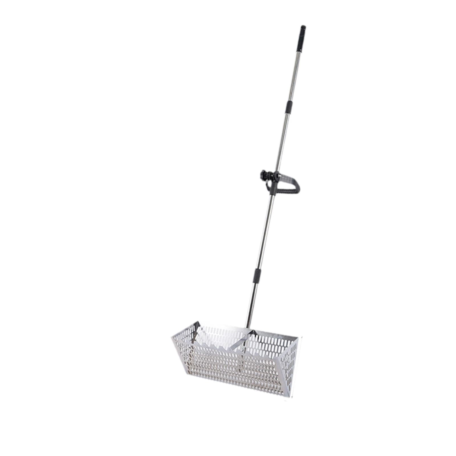 QLoztyse Sand Rake Convenient Easy Cleanup Large Telescopic Handle Wide ...