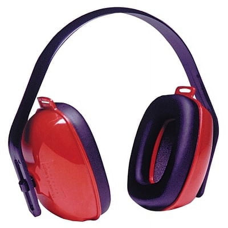 QM24PLUS Earmuff, 25 dB NRR, Red, Over-the-Head | Bundle of 5 Each ...