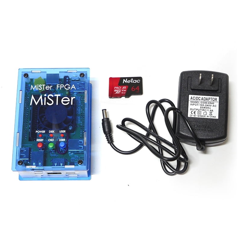 QMTECH MiSTer Mainboard SDRAM with IO Shell and 64 GB Card VGA - RGBS SNAC Port for Retro Video ...