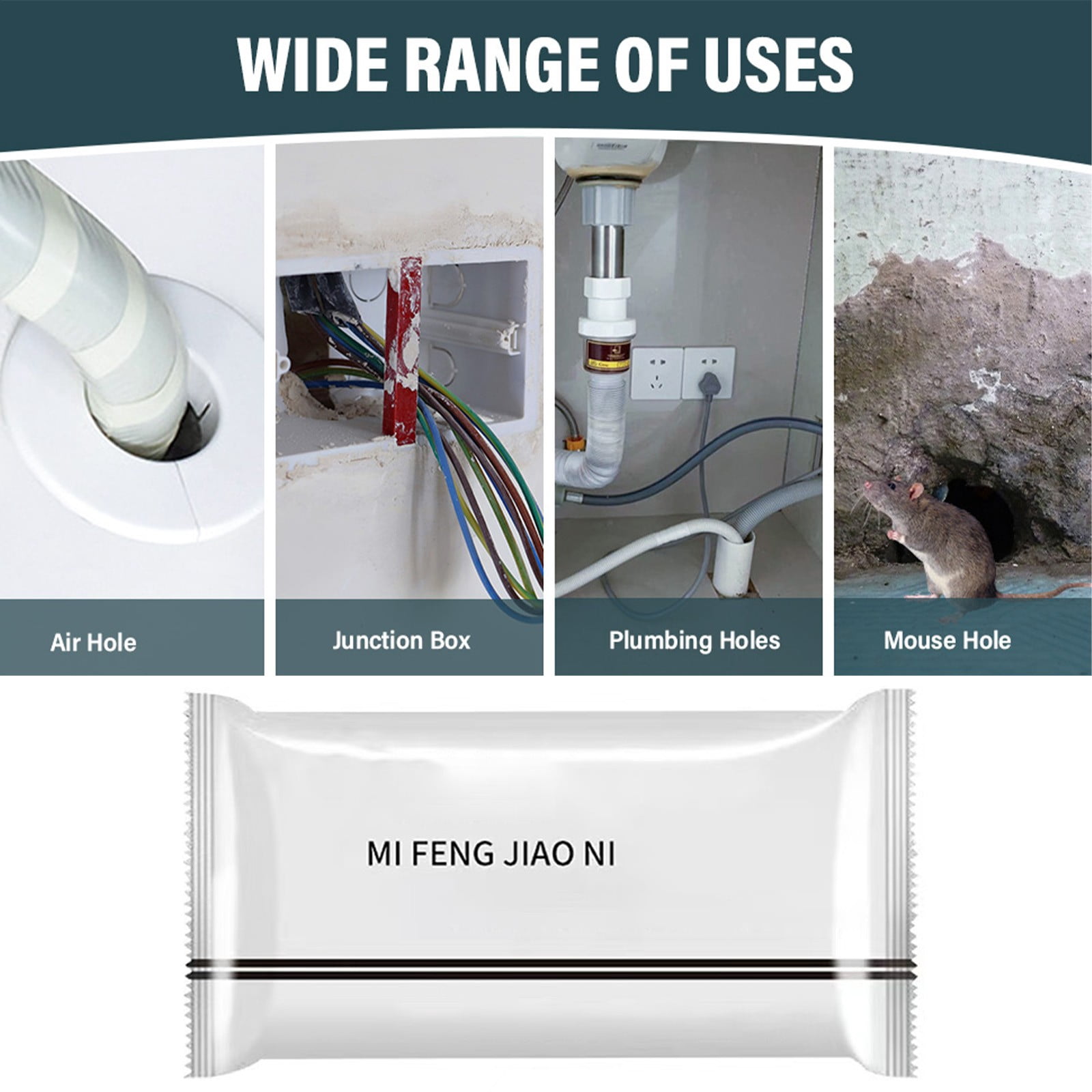 QMTWT Upgrade Sealant Mastic & Cement Crack Filler, Quick-Drying Repair ...