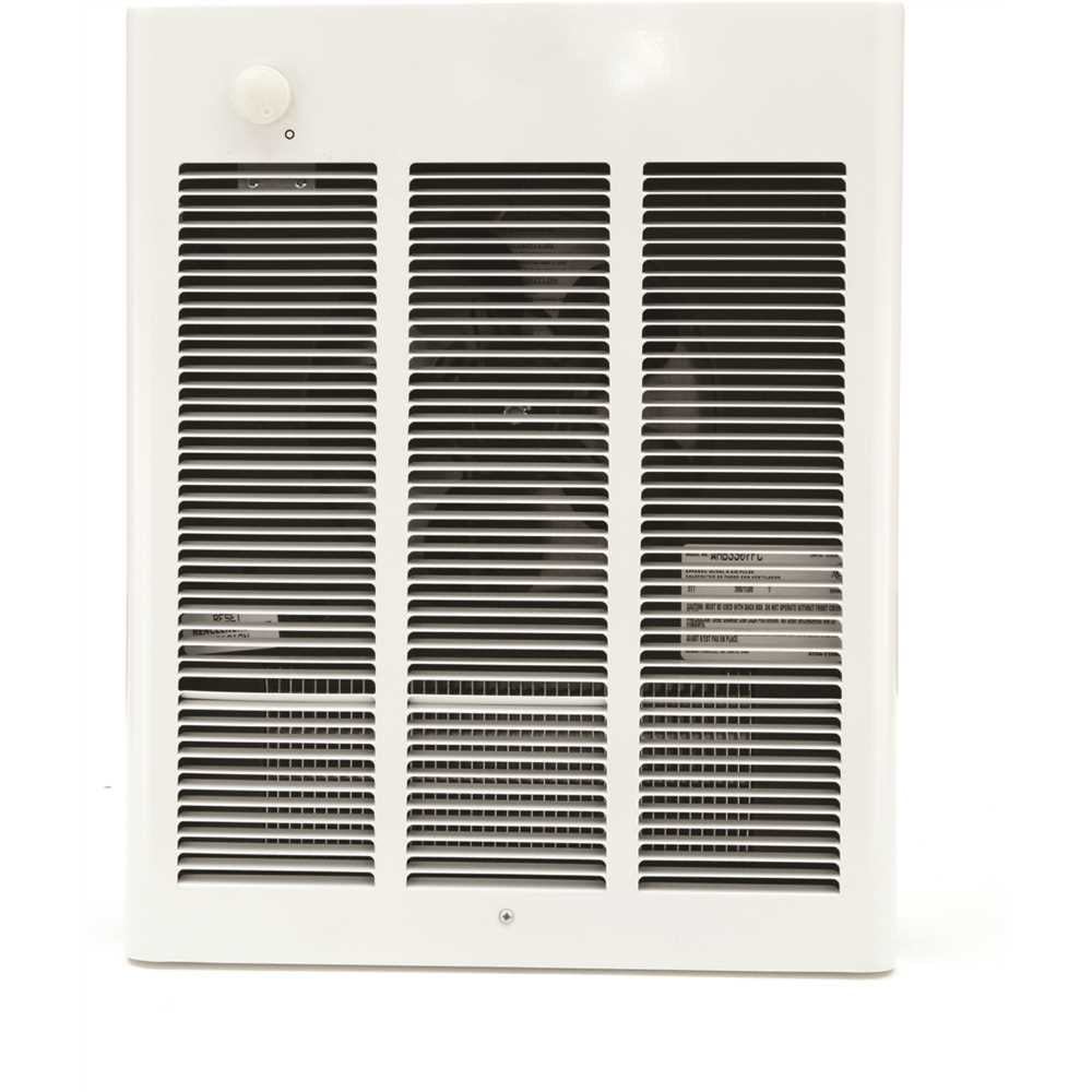 QMark High-Capacity Electric Wall Heater 4800W with Fan-Forced Heat ...