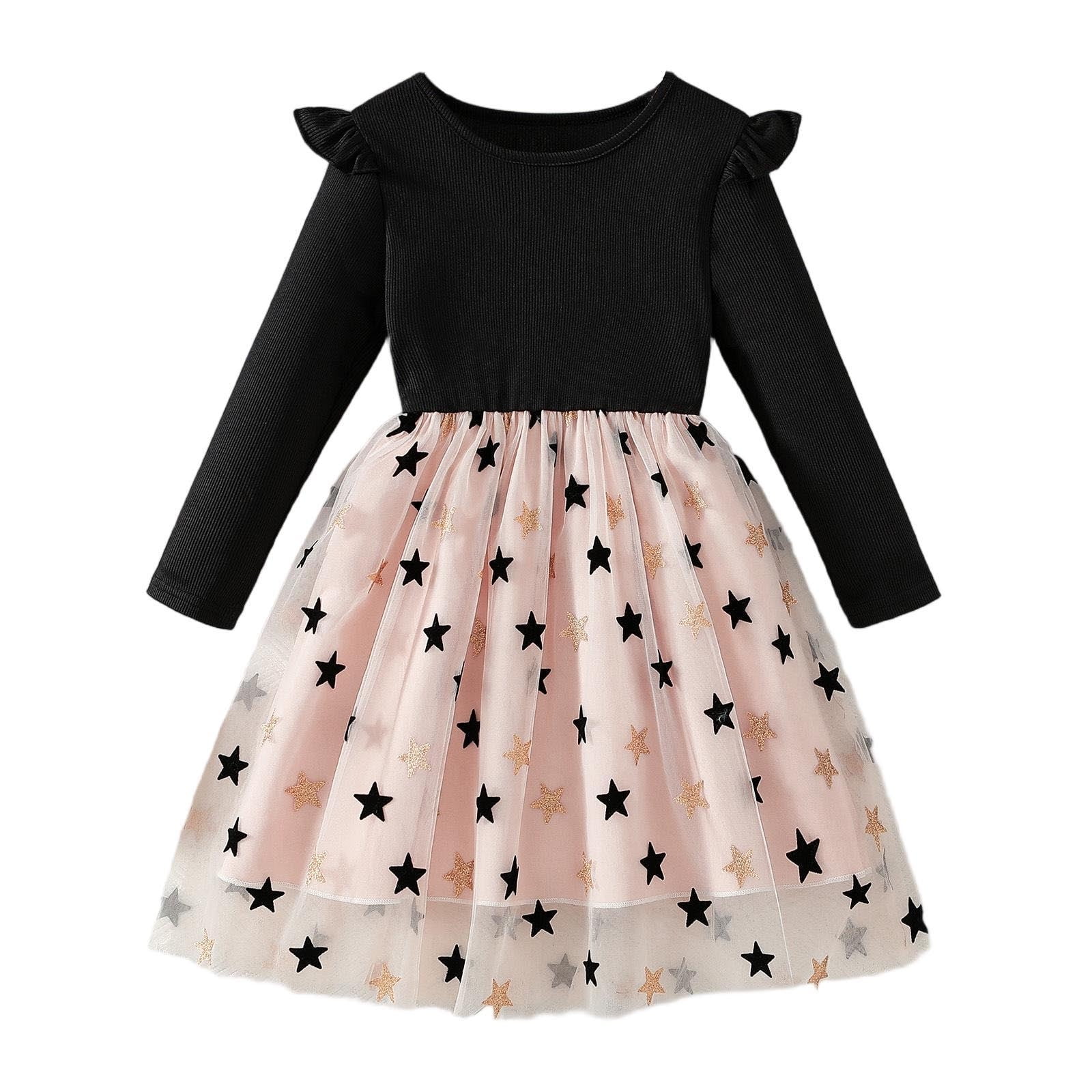 QNANSPI Girls Princess Birthday Party Dresses, Holiday Formal Dress for ...