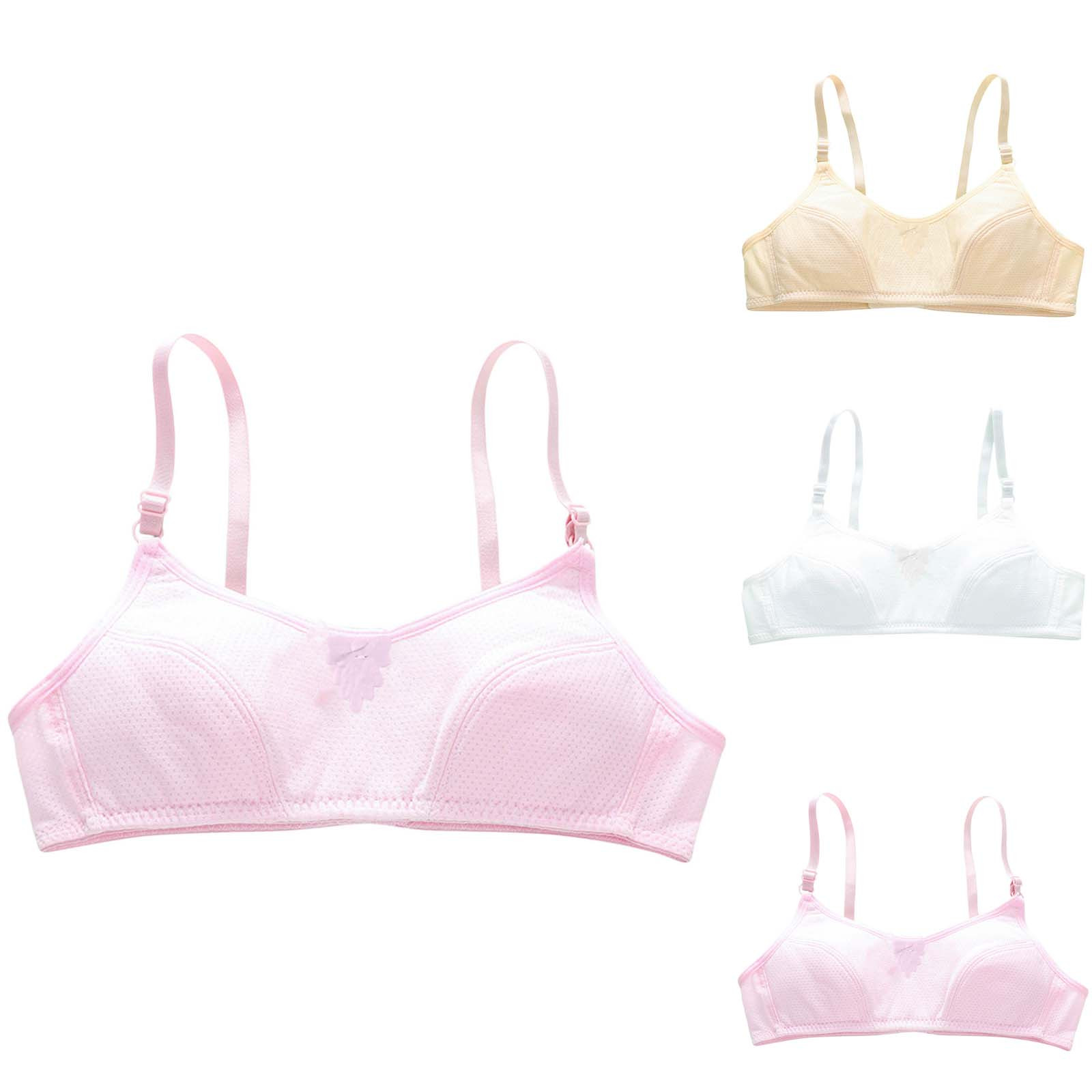 QNANSPI Girls Training Bras,Cami Bra for Girls,Solid Color First Bra ...