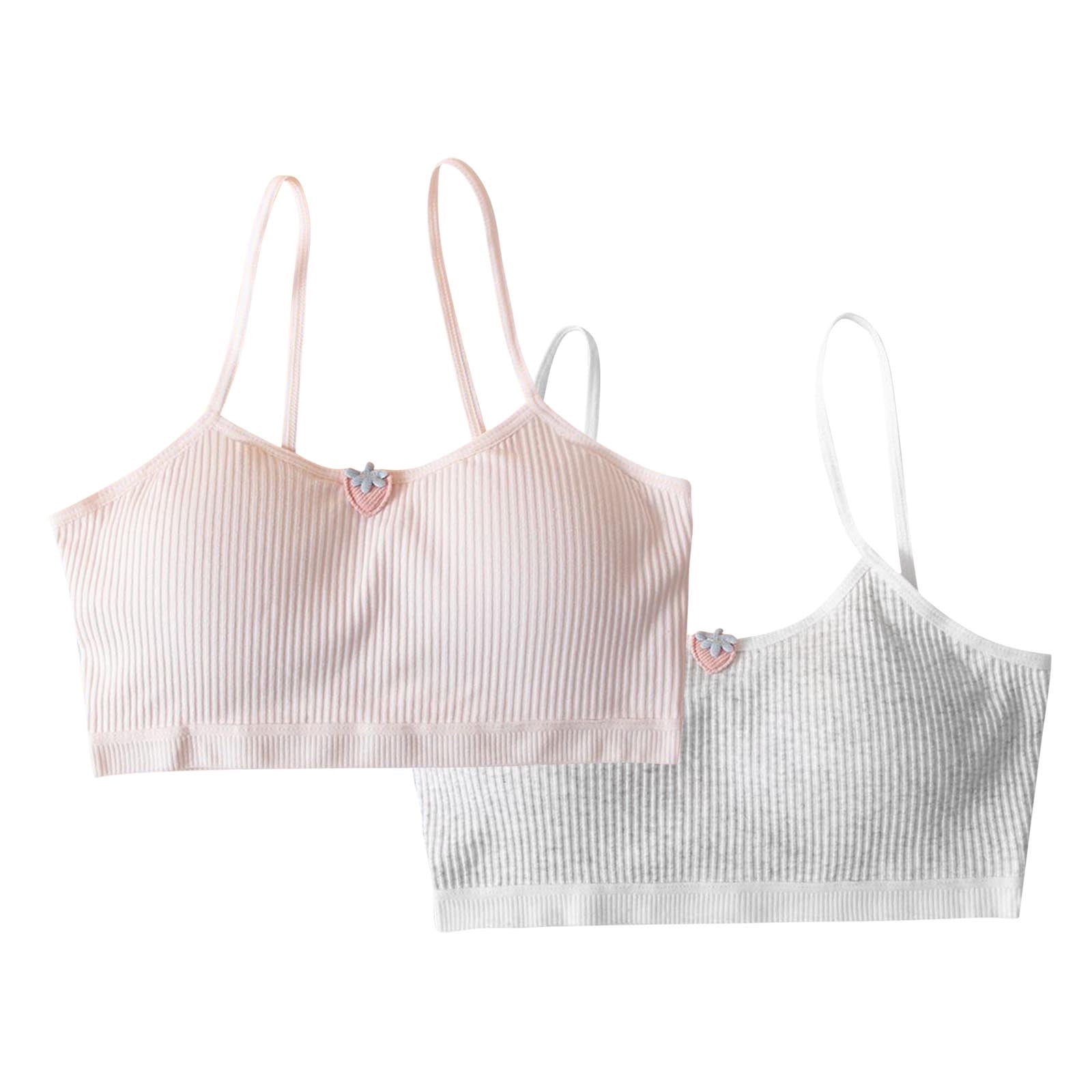 QNANSPI Girls Training Bras,Multi Packs Bra for Girls,Multi Pack ...