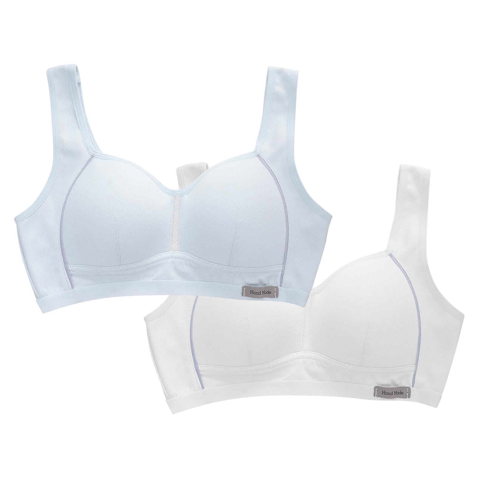 QNANSPI Girls Training Bras,Multi Packs Bra for Girls,Seamless Support ...