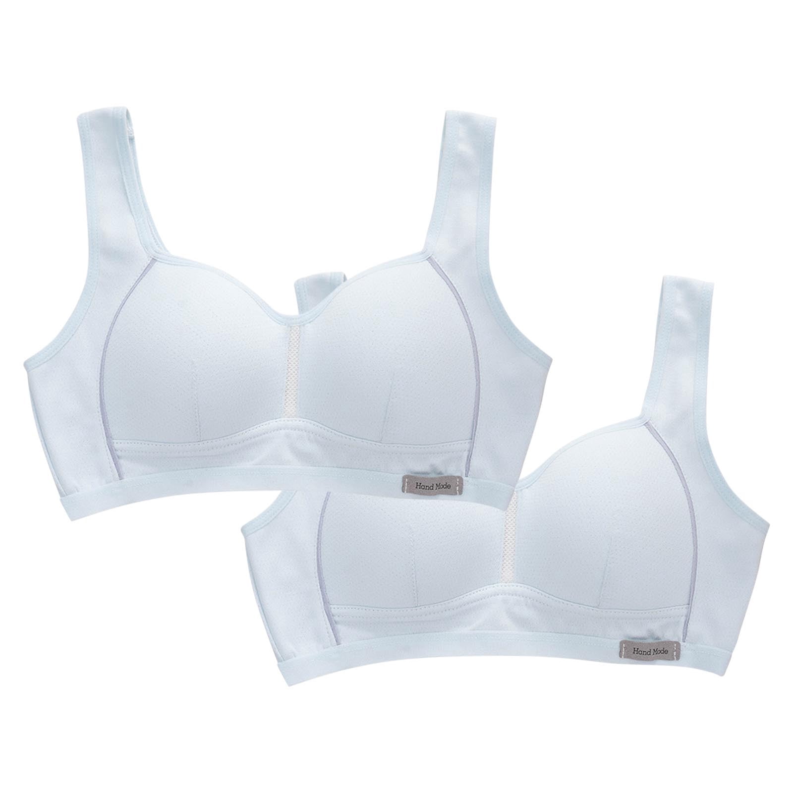 QNANSPI Girls Training Bras,Multi Packs Bra for Girls,Seamless Support ...
