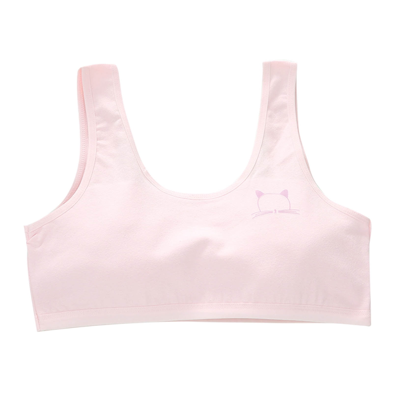 QNANSPI Girls Training Bras,Seamless Bra for Girls,Seamless Bralette ...