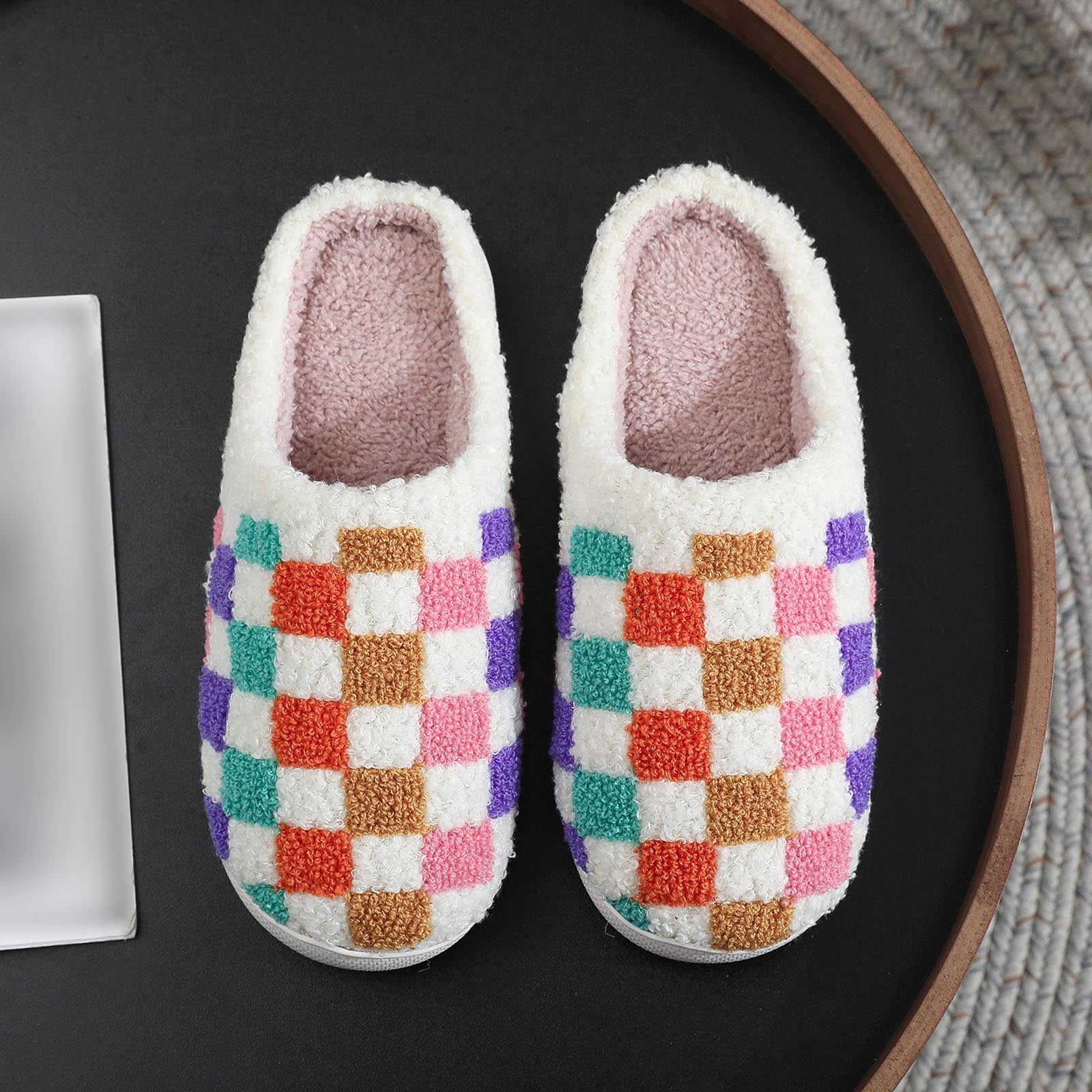 QNANSPI House Slippers,Slippers for Women,Fashion Casual Men and Women ...