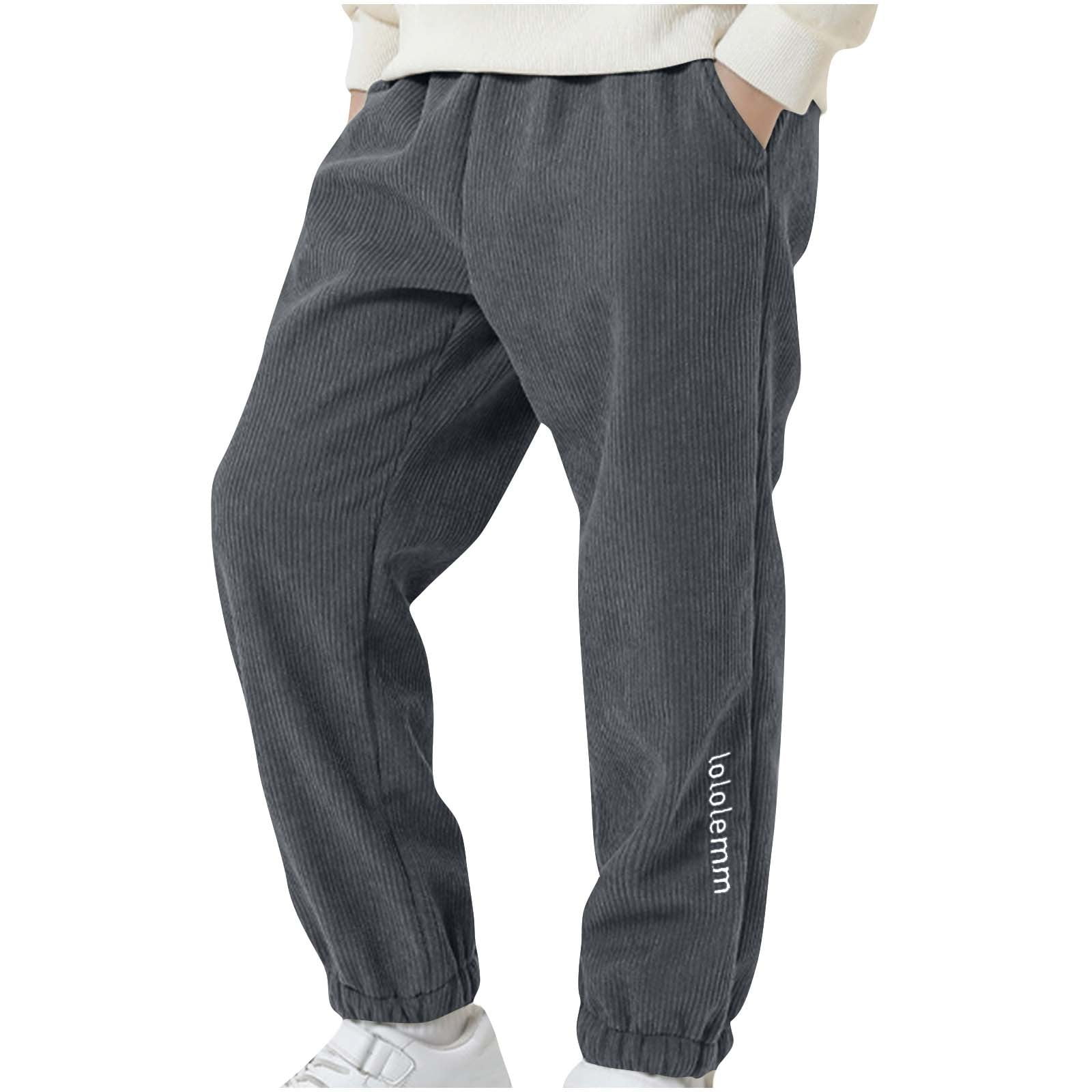 QNANSPI Kids Summer Pants,Winter Children's Clothing Boys' Velvet Pants ...