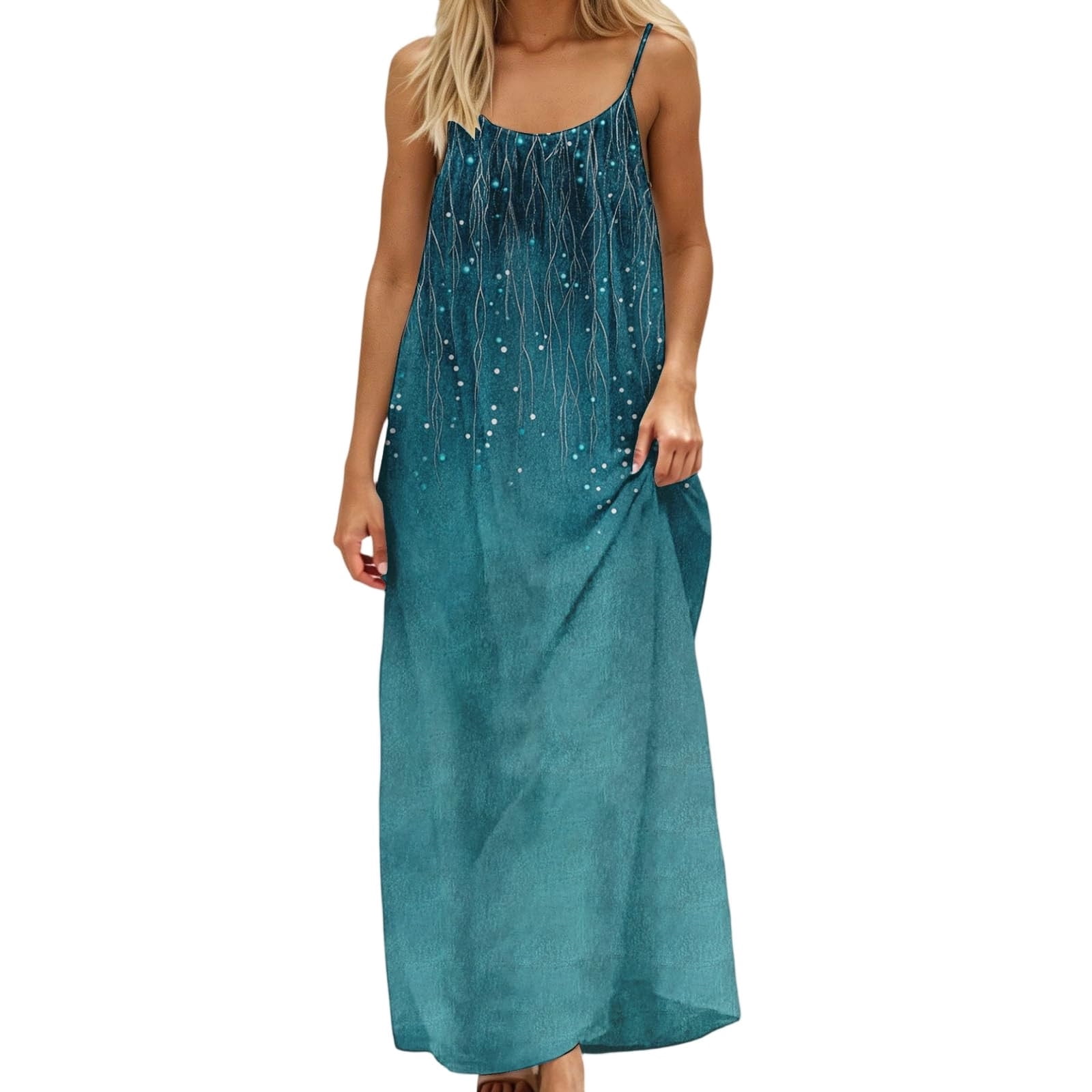 QNANSPI Long Nightgowns for Women, Cami Sleep Dresses for Ladies, Women ...