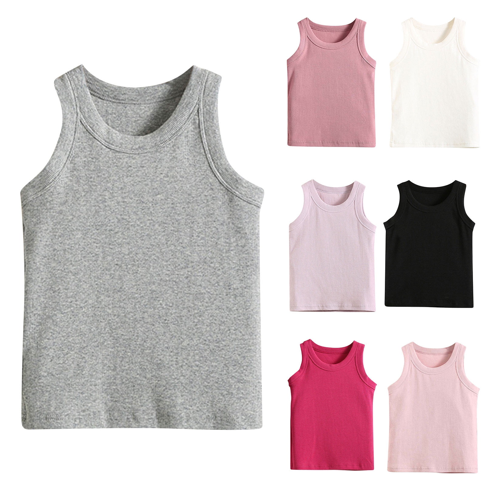 QNANSPI Tank Top for Boys and Girls,Kids Undershirts,Children's Summer ...