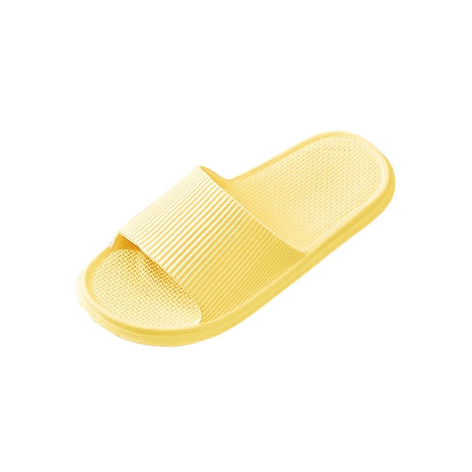 QNANSPI Women's Bathroom Slides with Traction, Shower Slippers Fast Dry ...