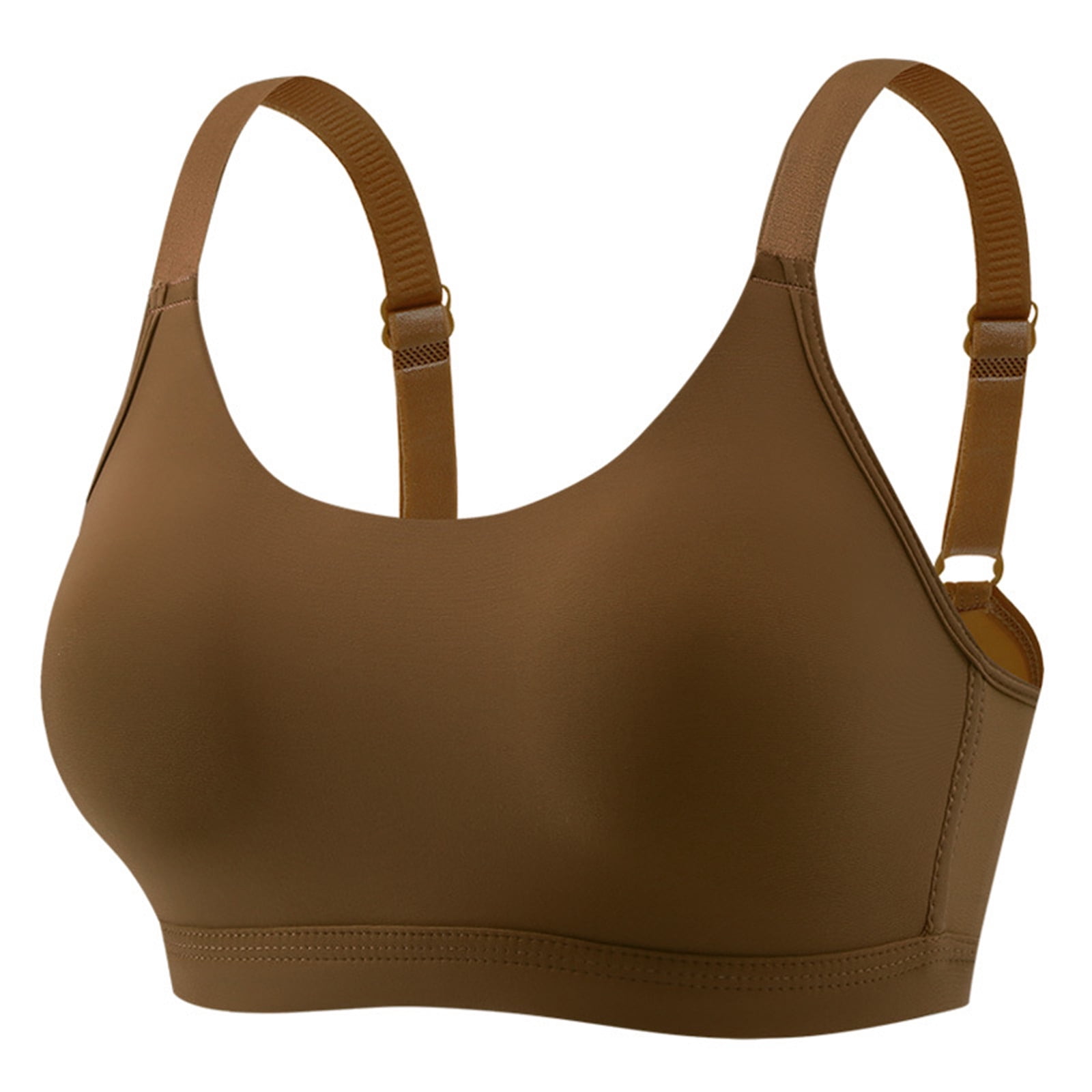 QNANSPI Wonmen Plus Size Bra,Everyday Bras,Wireless Shaping Bra Thin ...