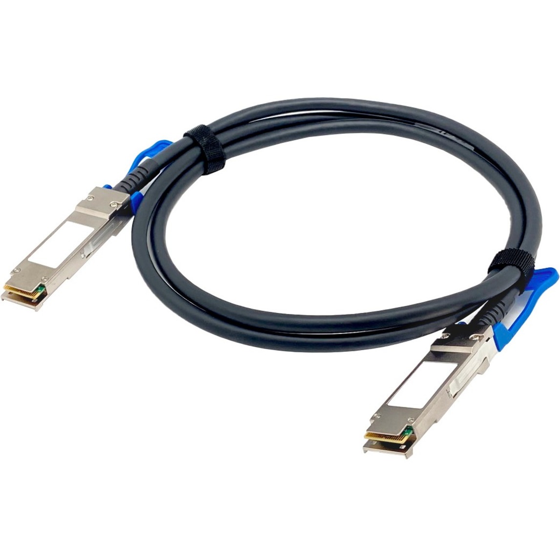 QNAP - 100GBase direct attach cable - QSFP28 (M) to QSFP28 (M) - 5 ft ...