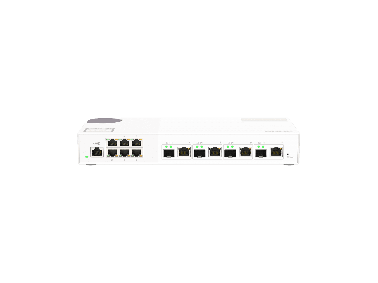 QNAP QSW-M408S 6-port layer 2 managed switch. 6 x 2.5GbE (1G/100M ...