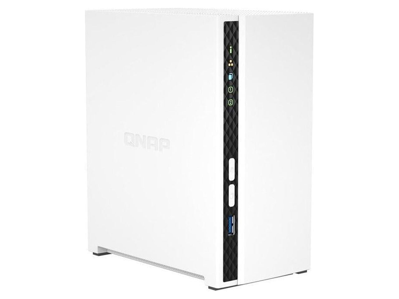QNAP TS-233-US NAS Server & Cloud Backup Diskless System Network ...
