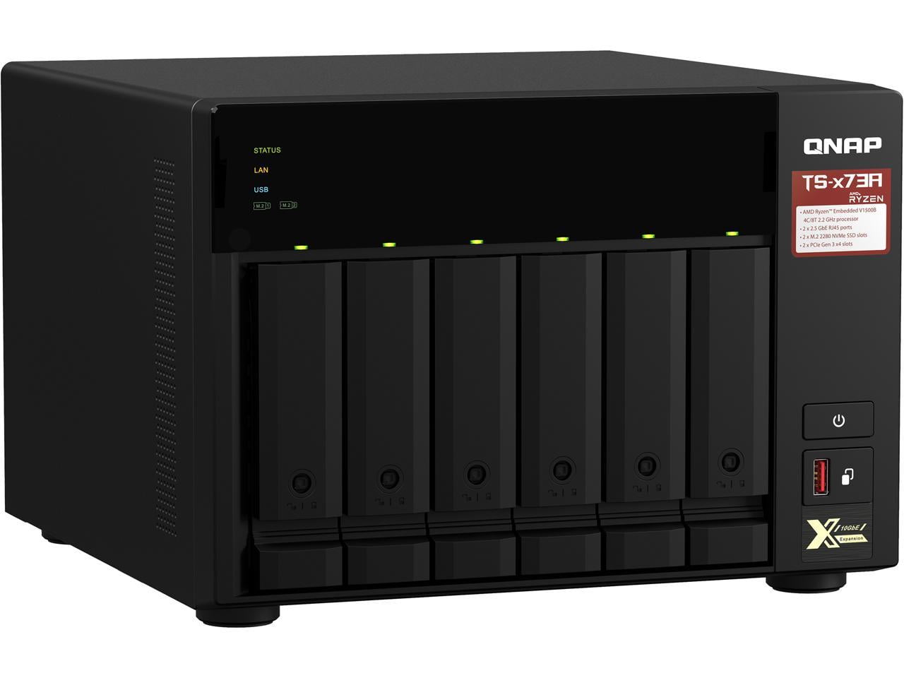 QNAP TS-673A-8G-US 6 Bay Ryzen Desktop NAS (Diskless) - Walmart.com