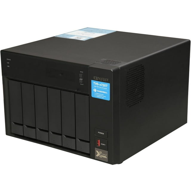 QNAP TVS-672XT-i3-8G-US Diskless System Network Storage - Walmart.com