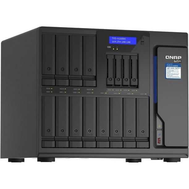 QNAP TVS-H1688X-W1250-32G-US Diskless System Network Storage - Walmart ...