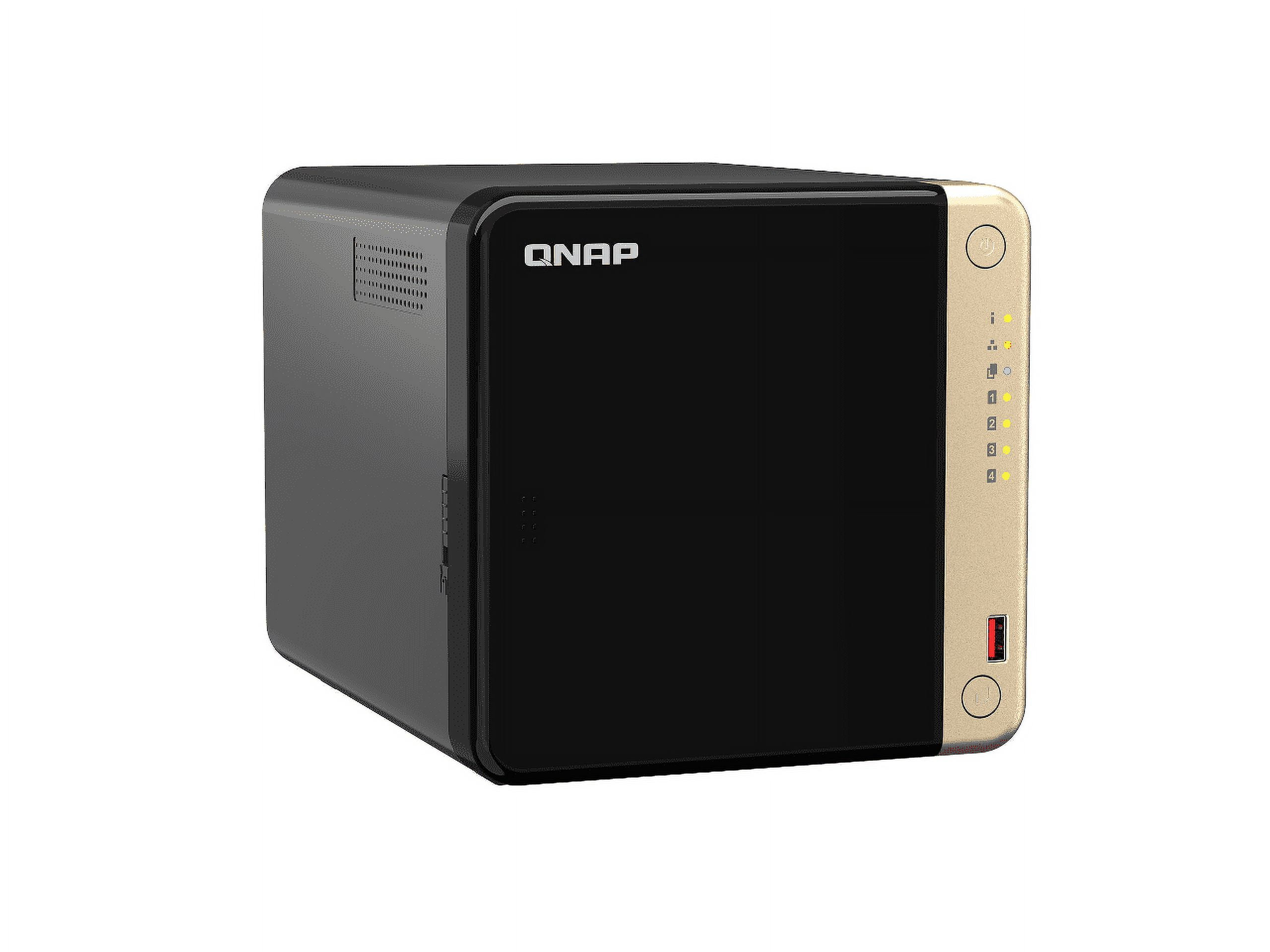 QNAP TS-464 - NAS server - 4 bays - SATA 6Gb/s - RAID 0, 1, 5, 6, 10 ...