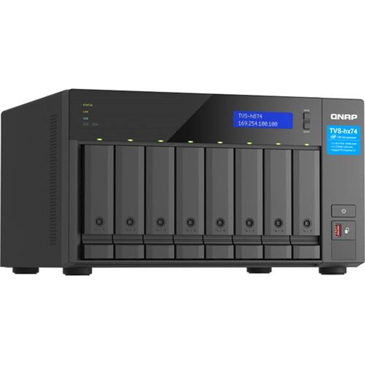 QNAP TVS-h874-i5 8-Bay Ultra-High Speed NAS Enclosure - Walmart.com