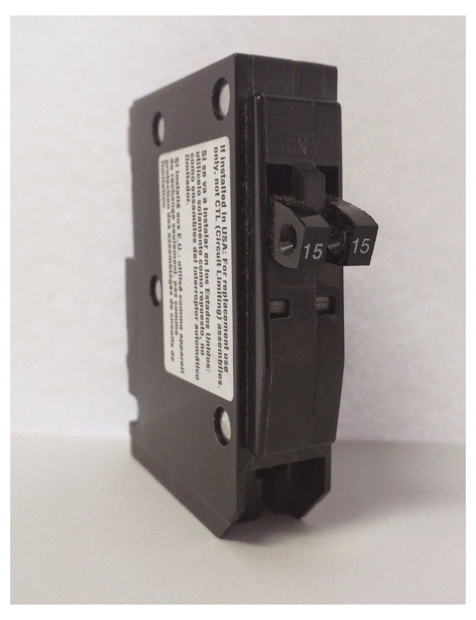 QO1515 Square D Tandem Circuit Breaker - 2-15 Amp, 1 Pole, 120V - New ...