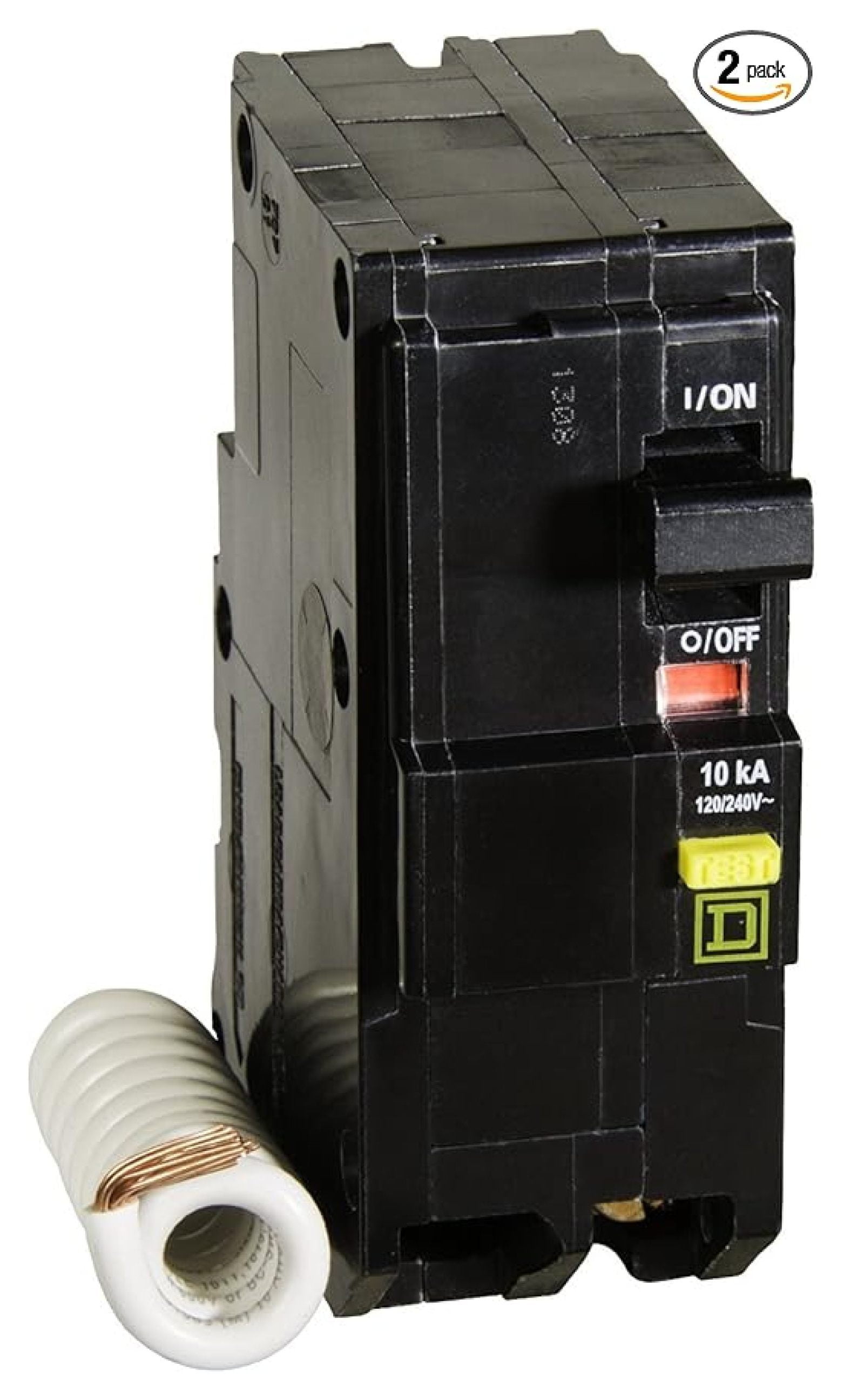 QO230GFI 30 Amp 2 Pole GFCI Plug-on Circuit Breaker - Qwik-Gard Ground ...