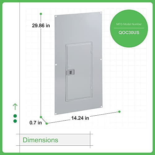 - QOC30US 30-Space Load Center Surface Cover,GRAY - Walmart.com