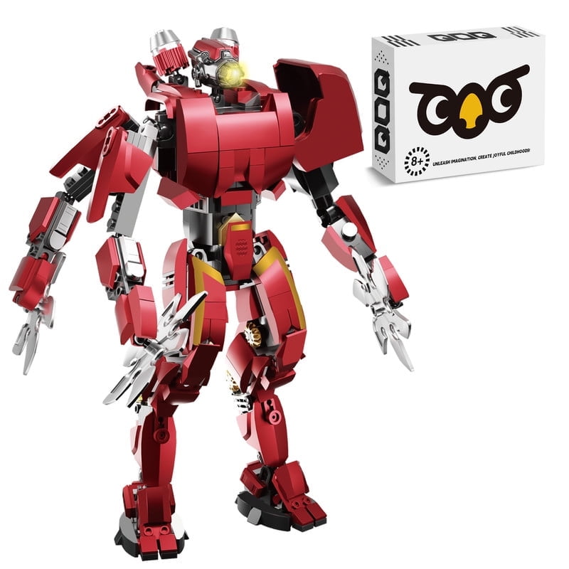 QOQ Sci-Fi Mecha Robot Building Block Set - Electroplating Process ...