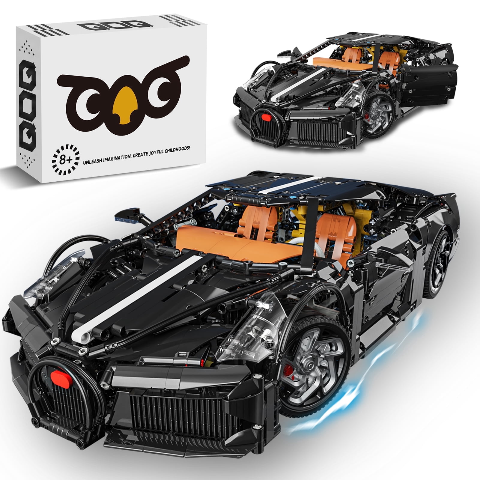 QOQ Super Car Building Toys 1:8 Model Car Building Blocks, Toy Car ...