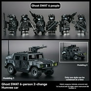 QPAZ Military Building Blocks Soldier Set - Desert Special Forces Ghost ...