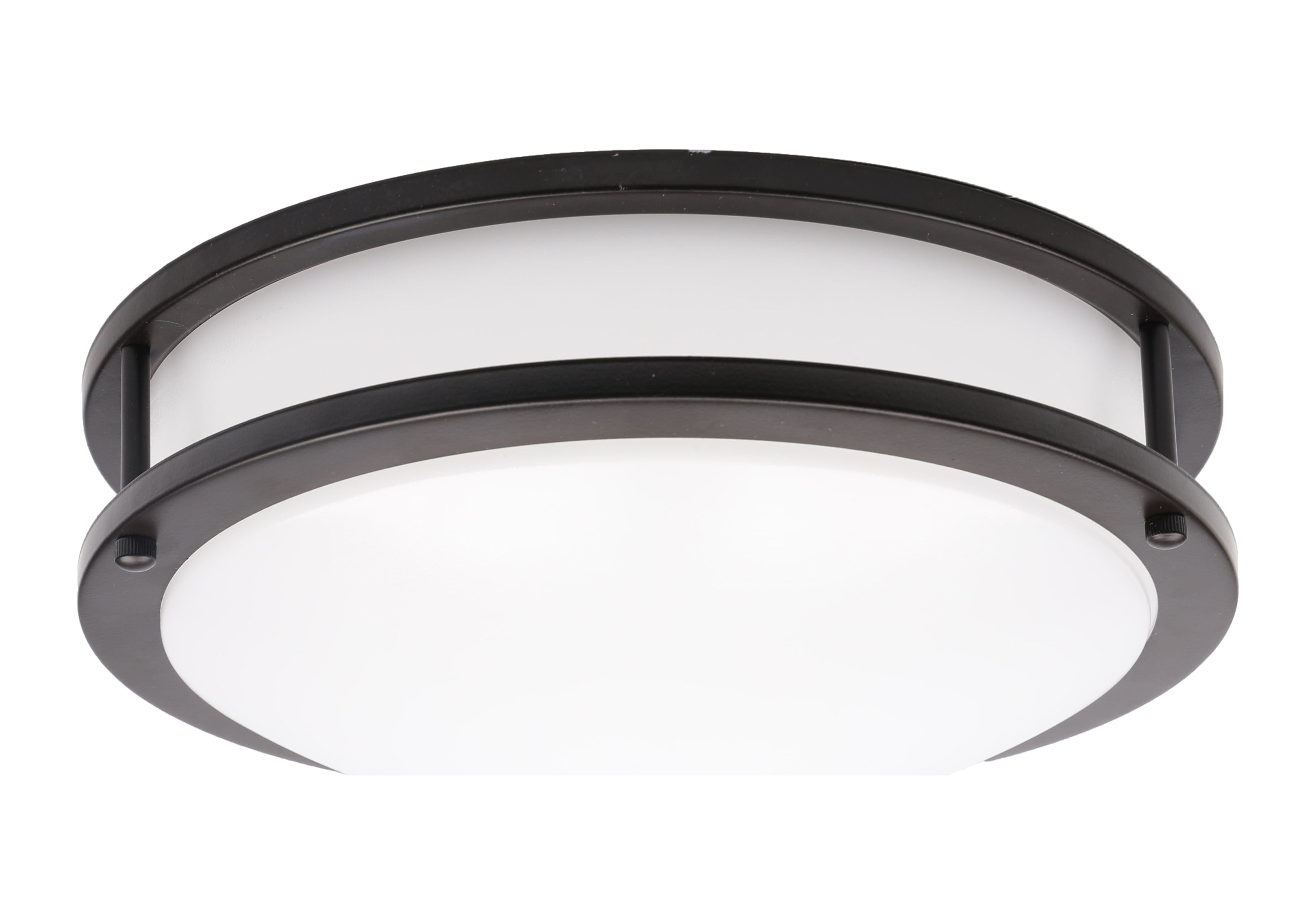 QPLUS 14" LED Ceiling Light Flush Mount 5000K (Daylight) Dimmable ...