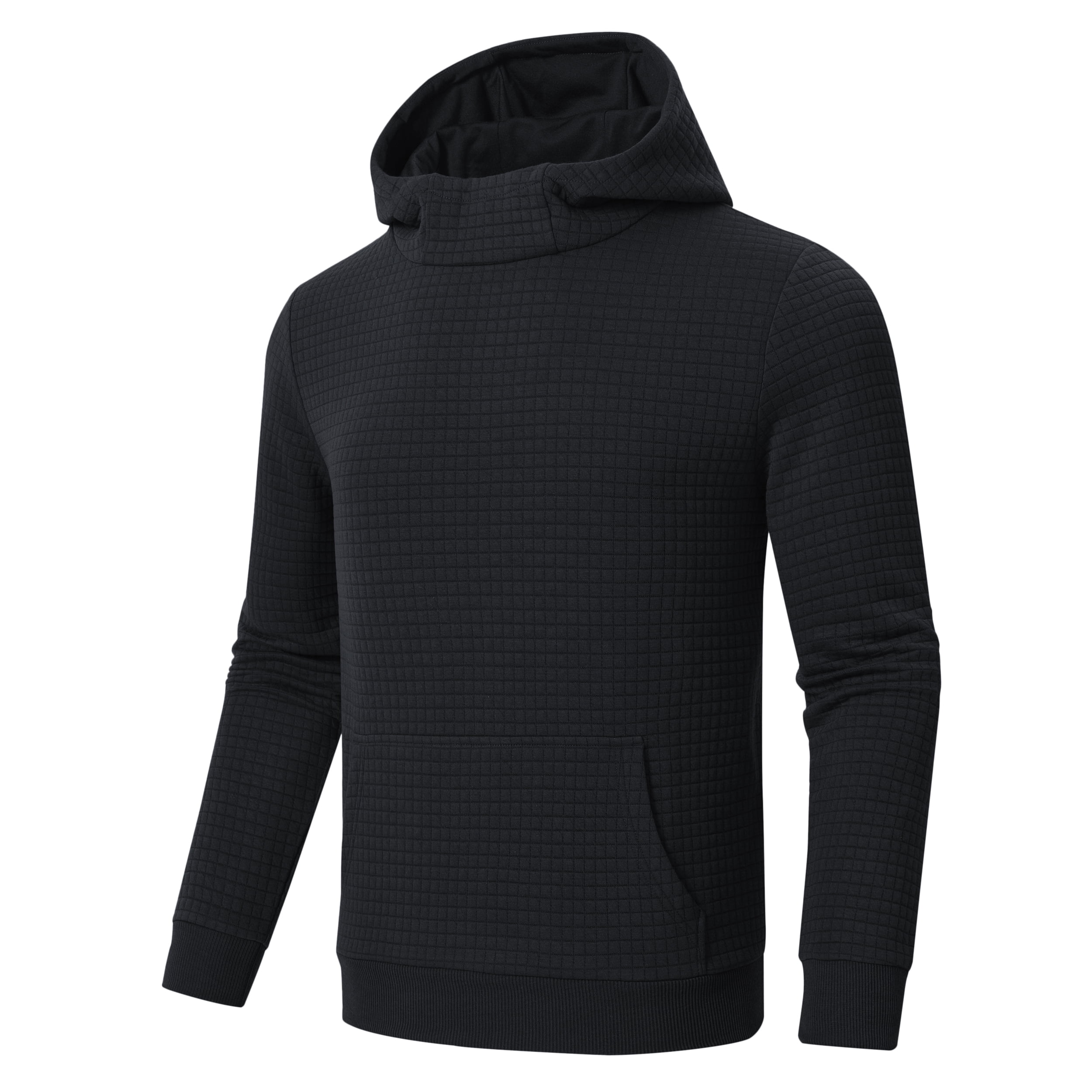 QPNGRP Men's Casual Pullover Lightweight Hoodie Long Sleeve Solid ...