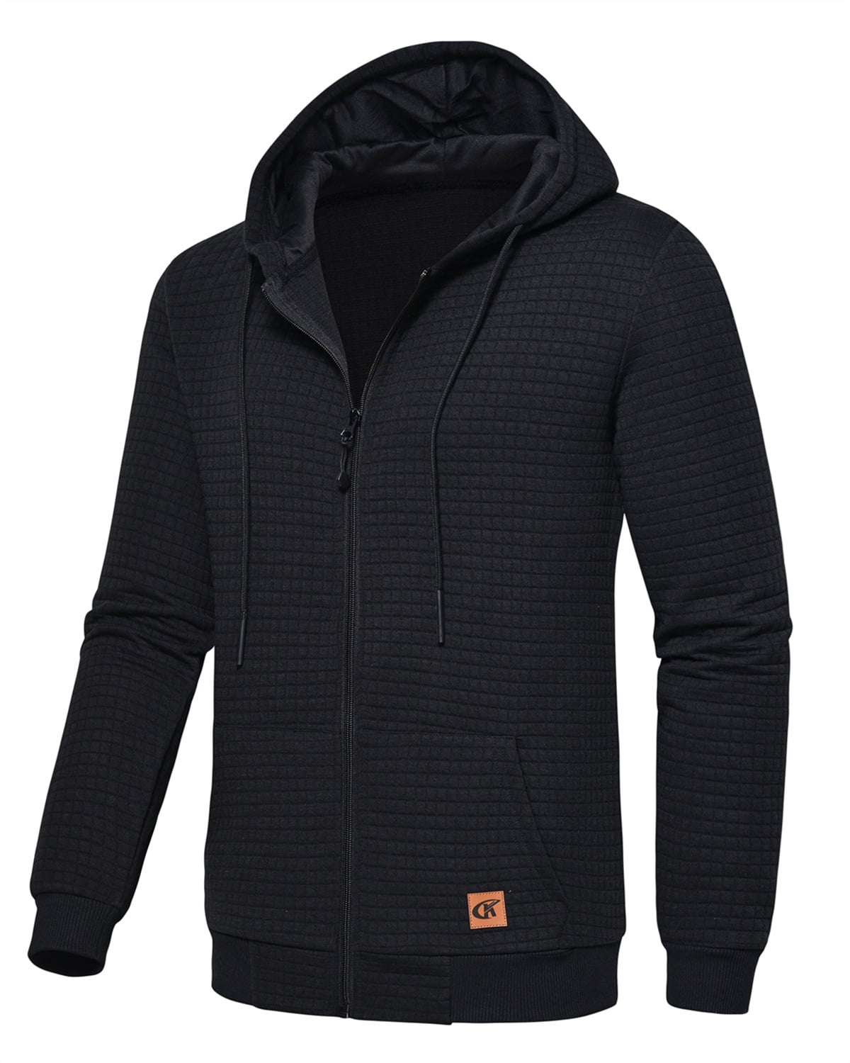 QPNGRP Men's Lightweight Full-Zip Hoodie, Daily Wear Jacket with ...