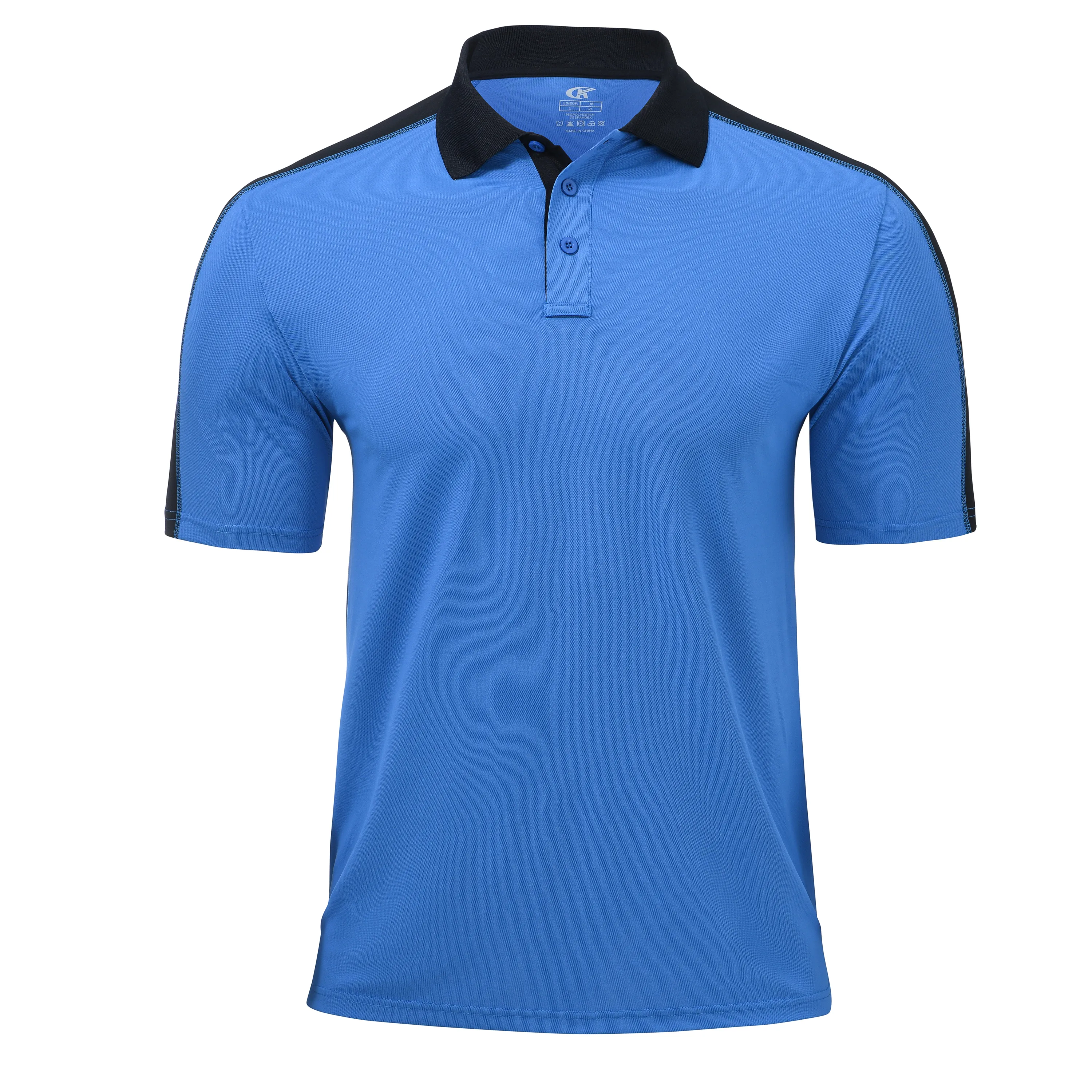 Qpngrp Mens Summer Short Sleeved Golf Polo Shirt Lapel Casual Slim Fit