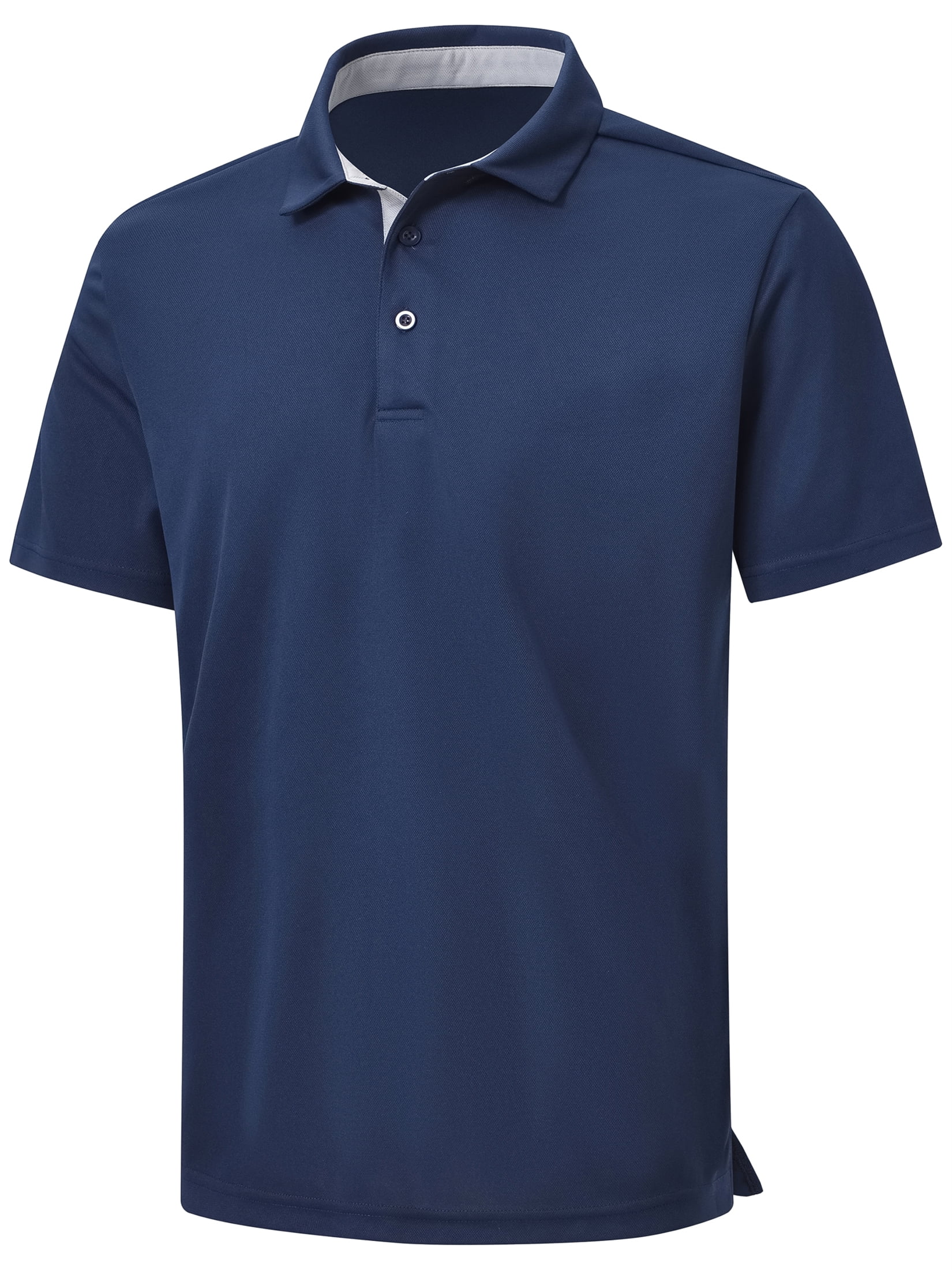 QPNGRP Mens Polo Shirts Short Sleeve Casual Regular Stylish Dry Fit ...