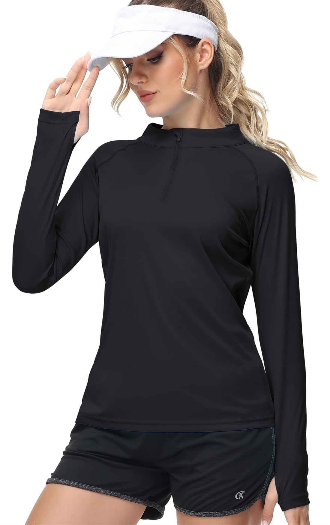 QPNGRP Women's Long Sleeve UPF 50+ Sun Protection Quick Dry Top for ...