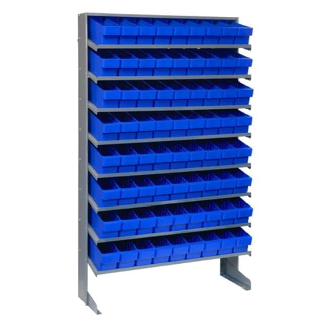 QPRS-501 Single Sided Rack with 72 Blue Euro Drawers - 12 x 36 x 60 in ...