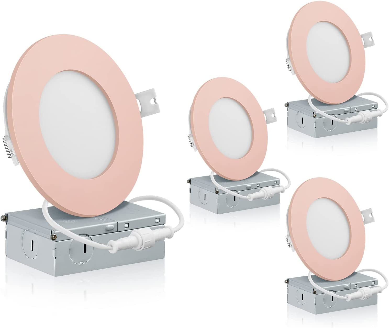 QPlus 4inch LED Recessed Lights, Aluminum Body, Daylight, Dimmable ...