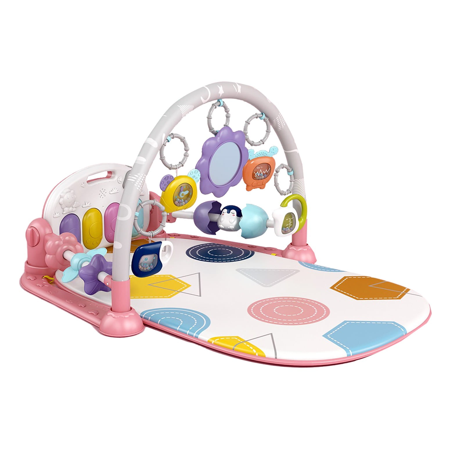 QPonth Dearlomum Baby Play Mat Baby Gym Funny Play Piano Tummy Baby ...