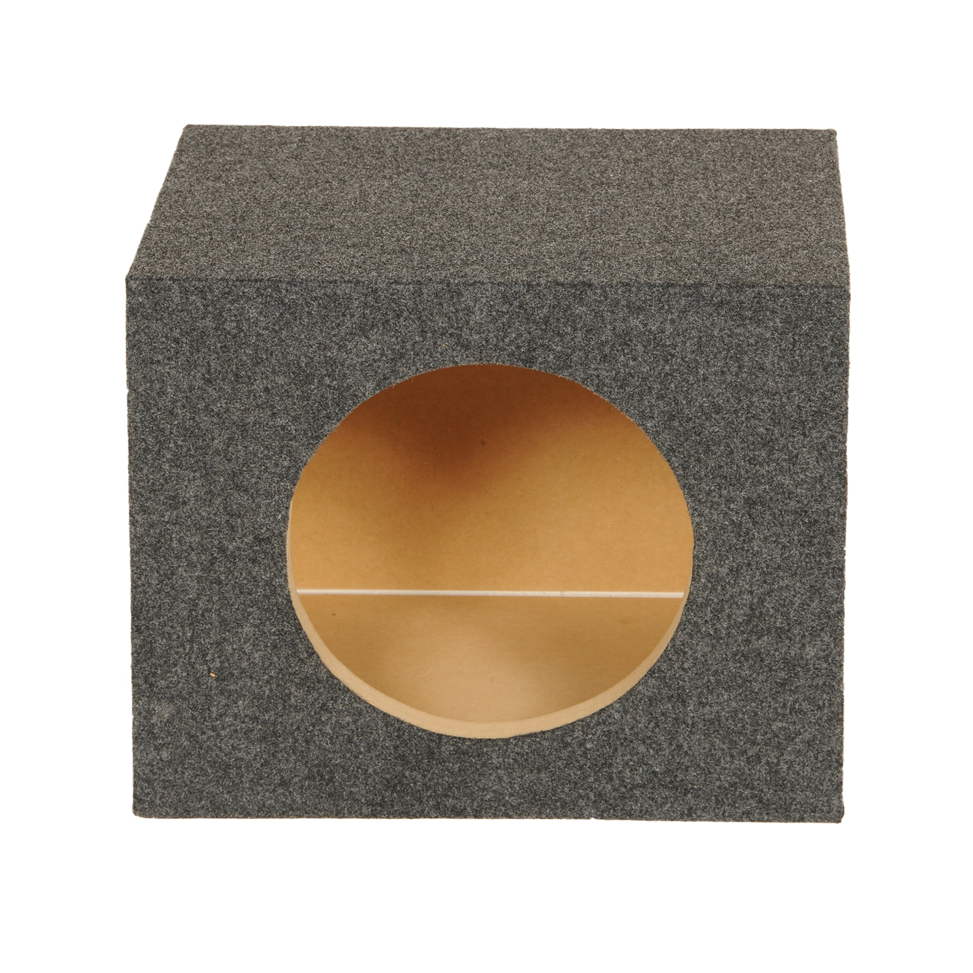 QPower 10 Inch Heavy-Duty Single Sealed Vehicle Subwoofer Enclosure ...