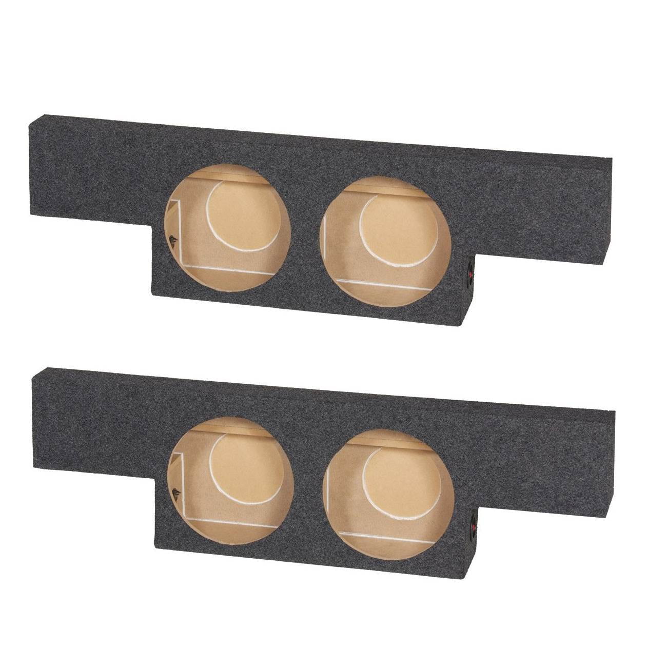 QPower Non HD Crew Cab Dual 10" Subwoofer Box (2 Pack) - Walmart.com