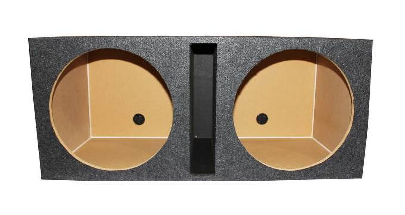 QPower QBASS Dual 15-Inch Vented MDF Subwoofer Sub Box Enclosure ...