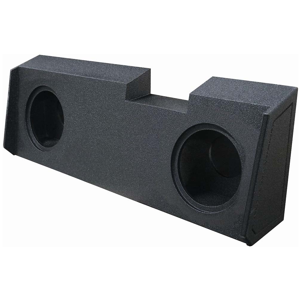 QPower QBGMC10 2019 10 Inch Dual Sub Box for GMC/Chevy, Underseat ...